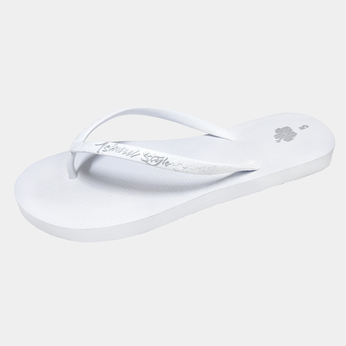ISLAND STYLE Ladies White Mermaid Slops